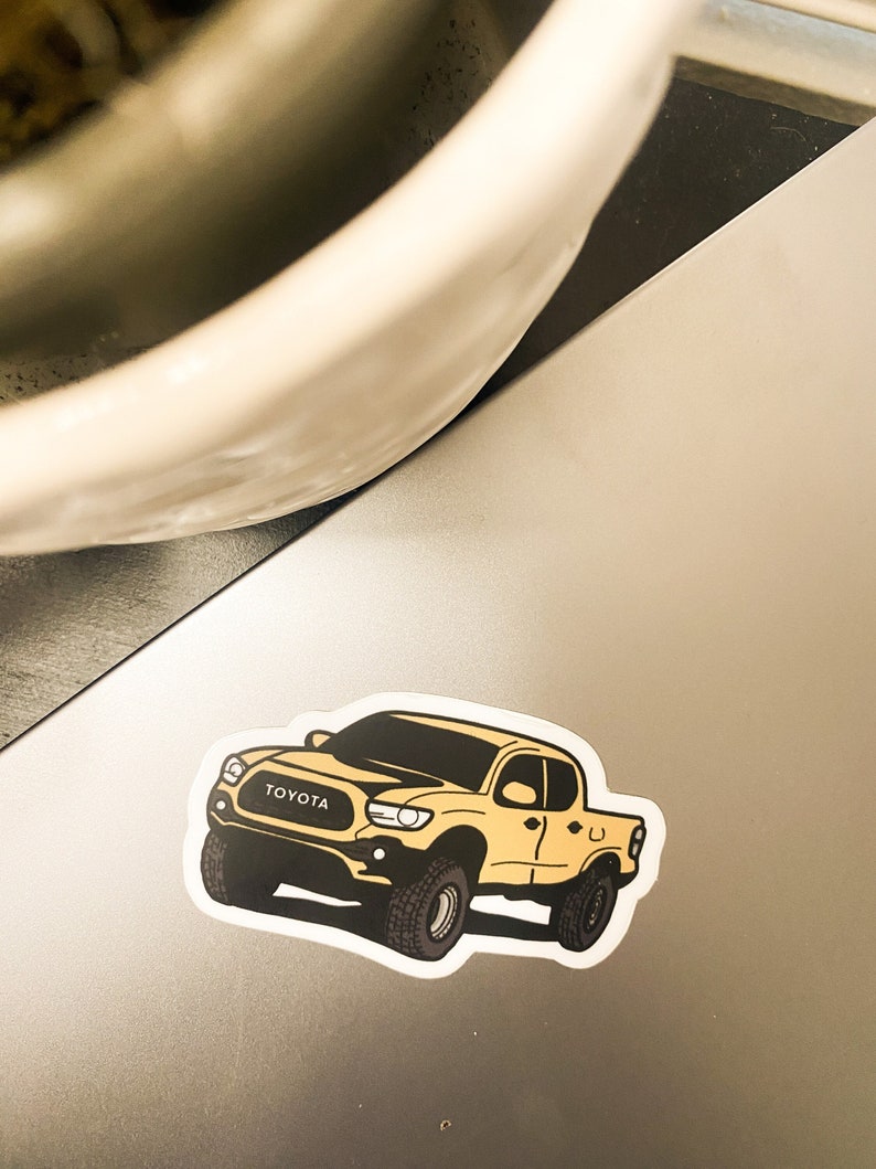 Toyota Tan Tacoma Sticker - Etsy