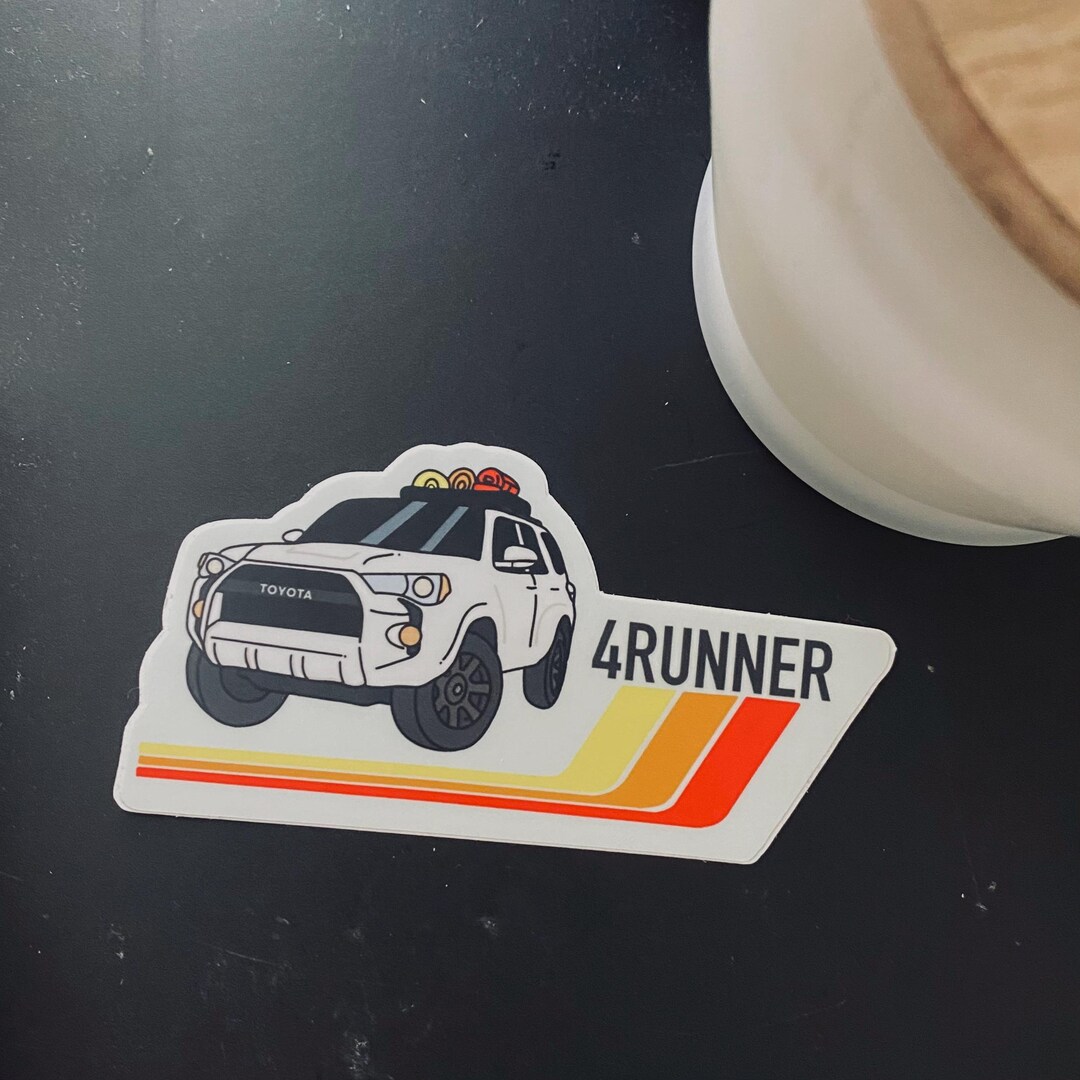 White - 4runner Sticker - Etsy