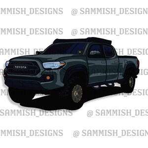 Toyota Tacoma Sticker - Etsy
