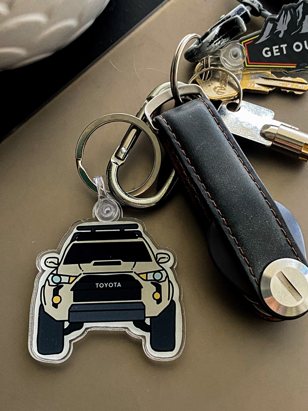 White 4runner- Keychain - Etsy