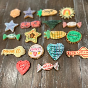 Customized Design and Name Cookies - Etsy