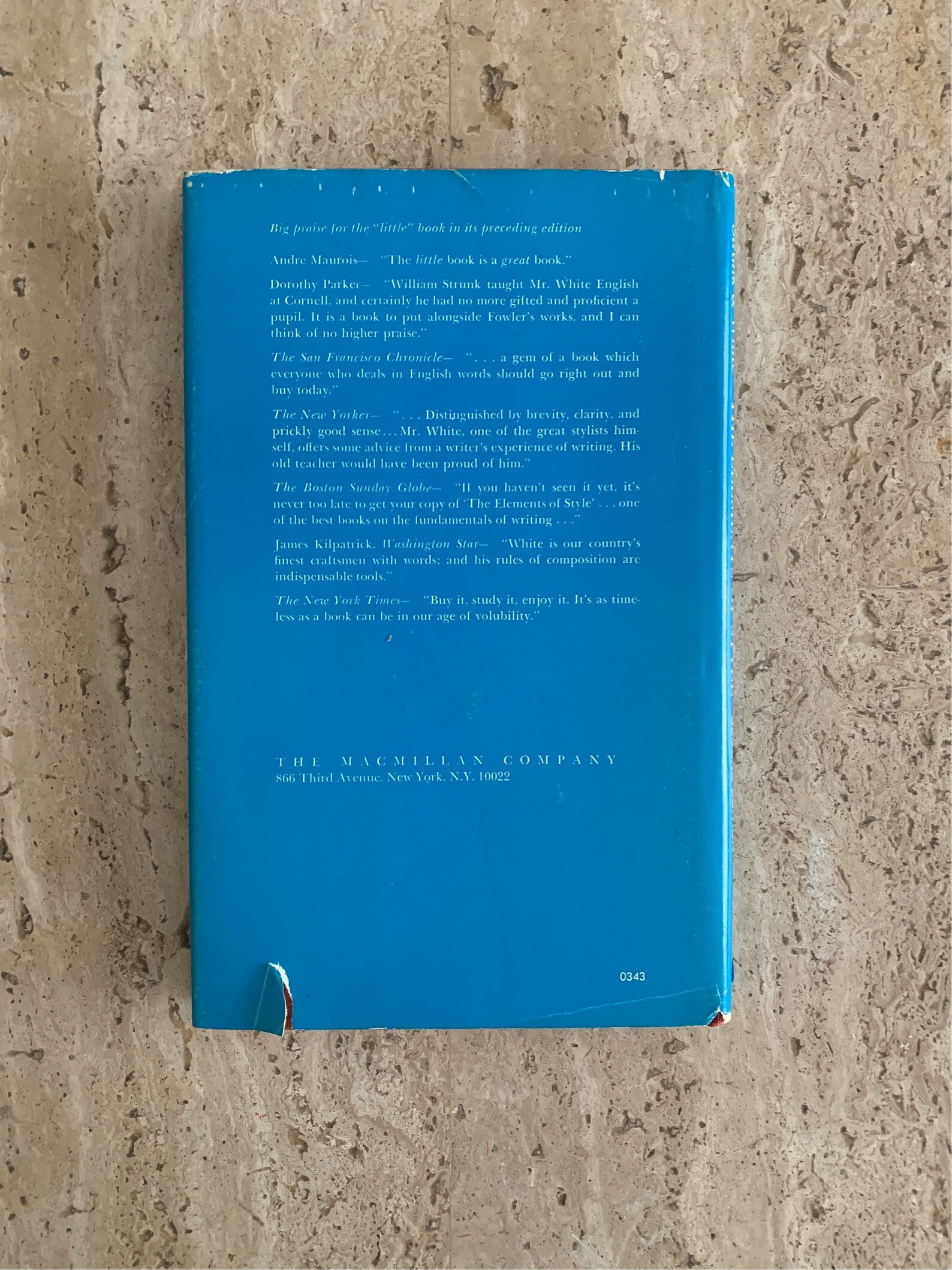 The Elements of Style - William Strunk Jr. & E. B White - 1972 - First ...