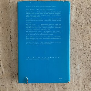 The Elements of Style - William Strunk Jr. & E. B White - 1972 - First ...