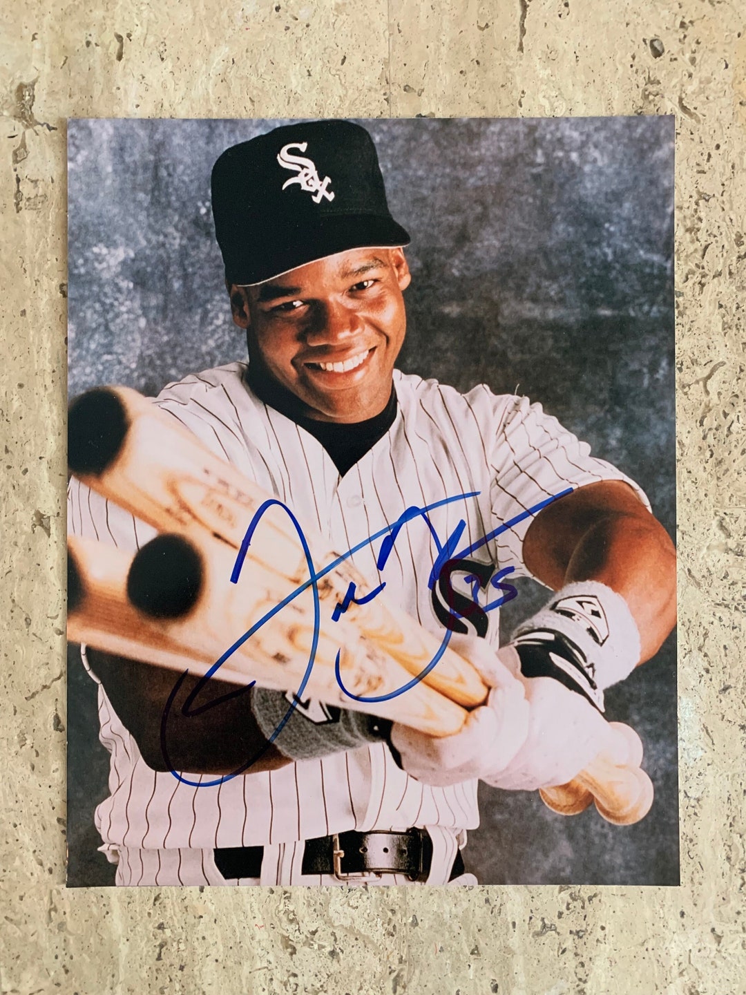 Frank Thomas - Autographed 8x10 Photo - Chicago White Sox - 1990's - Etsy
