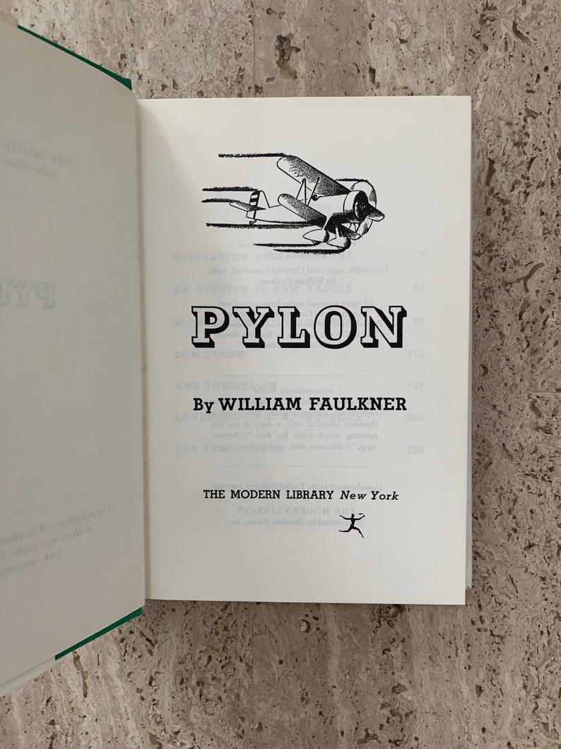 Pylon William Faulkner 1967 Vintage Hardcover Book - Etsy