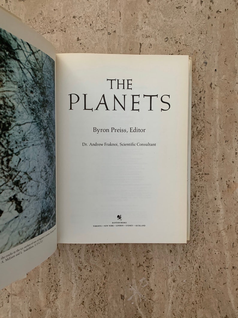 The Planets - Ed. Byron Preiss - 1985 - Vintage First Edition Hardcover ...