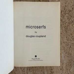 Microserfs - Douglas Coupland - 1995 - First Edition, First Printing ...