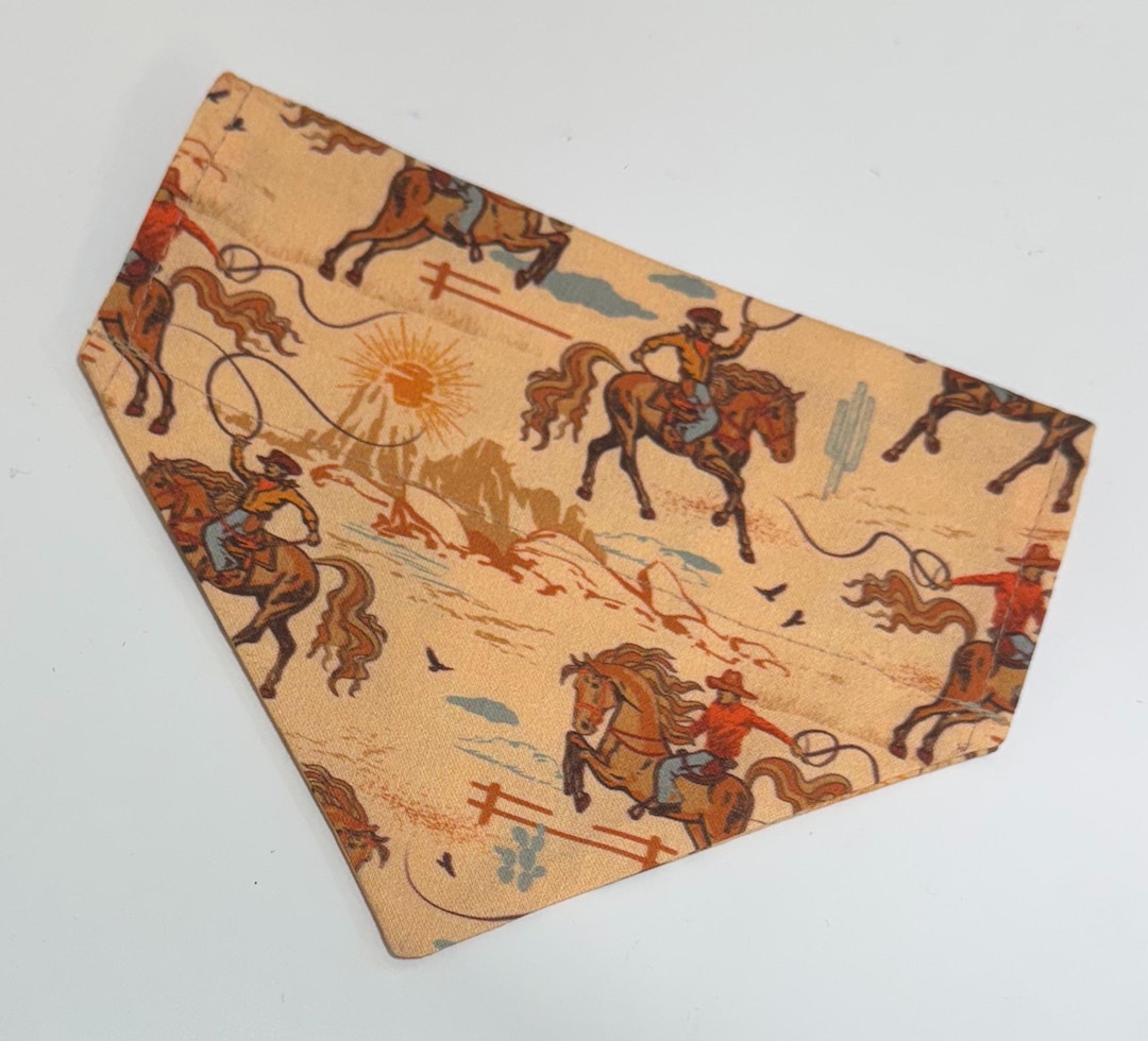 Cowboy Dog Neckerchief, Western Bandana for Puppy. - Etsy Australia