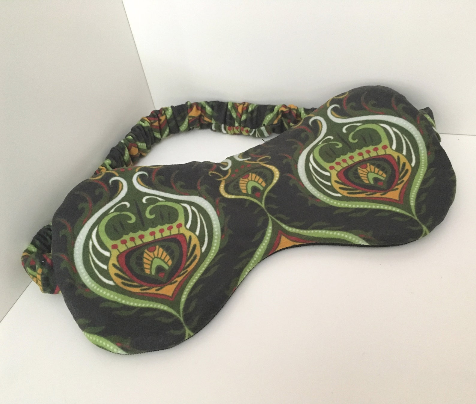 Green Sleep Mask, Luxury Sleepmask, Velvet Sleeping Mask, Silk Backed ...
