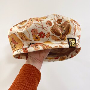 Cream Beret, Vintage Style Hat, Bohemian Beret, Floral Hat - Etsy