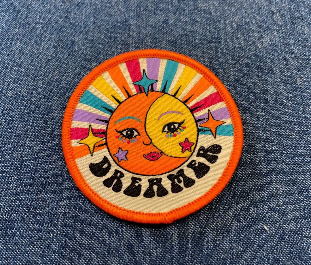 Sun and Moon Embroidered Patch: Celestial Yin Yang Iron On - Etsy