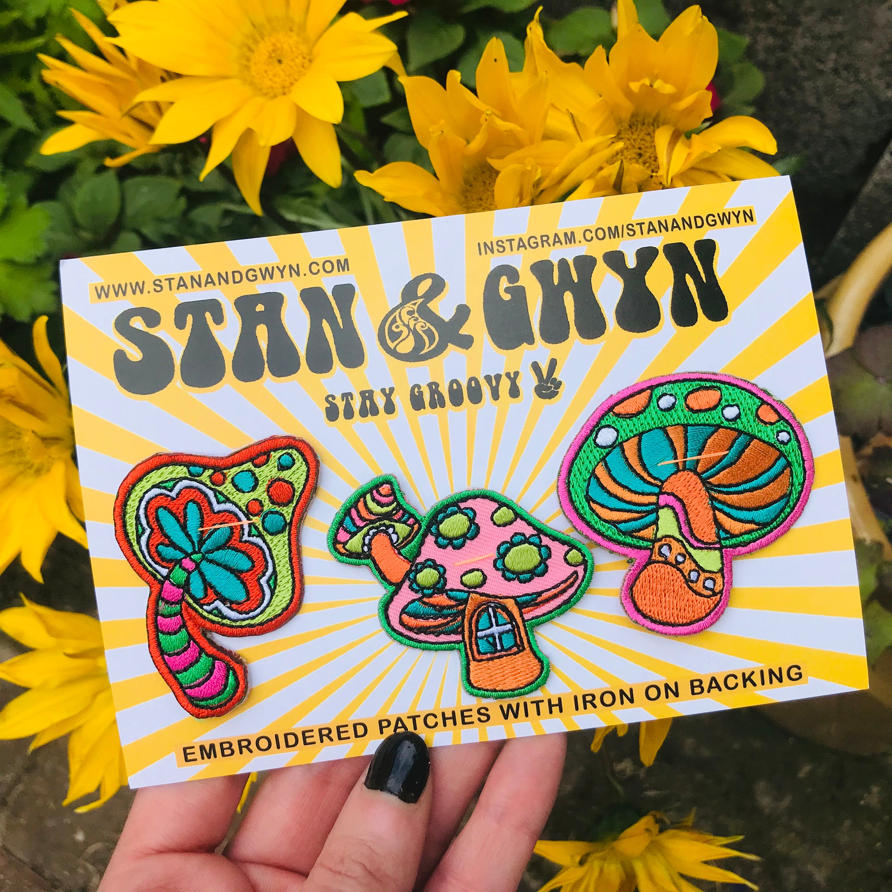 Magic Mushroom Patches Toadstool Badges Iron on Patch - Etsy Canada