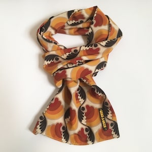 Vintage Pattern Scarf, 60's Scarf, 70's Scarves, Mod Scarf, Gift for ...