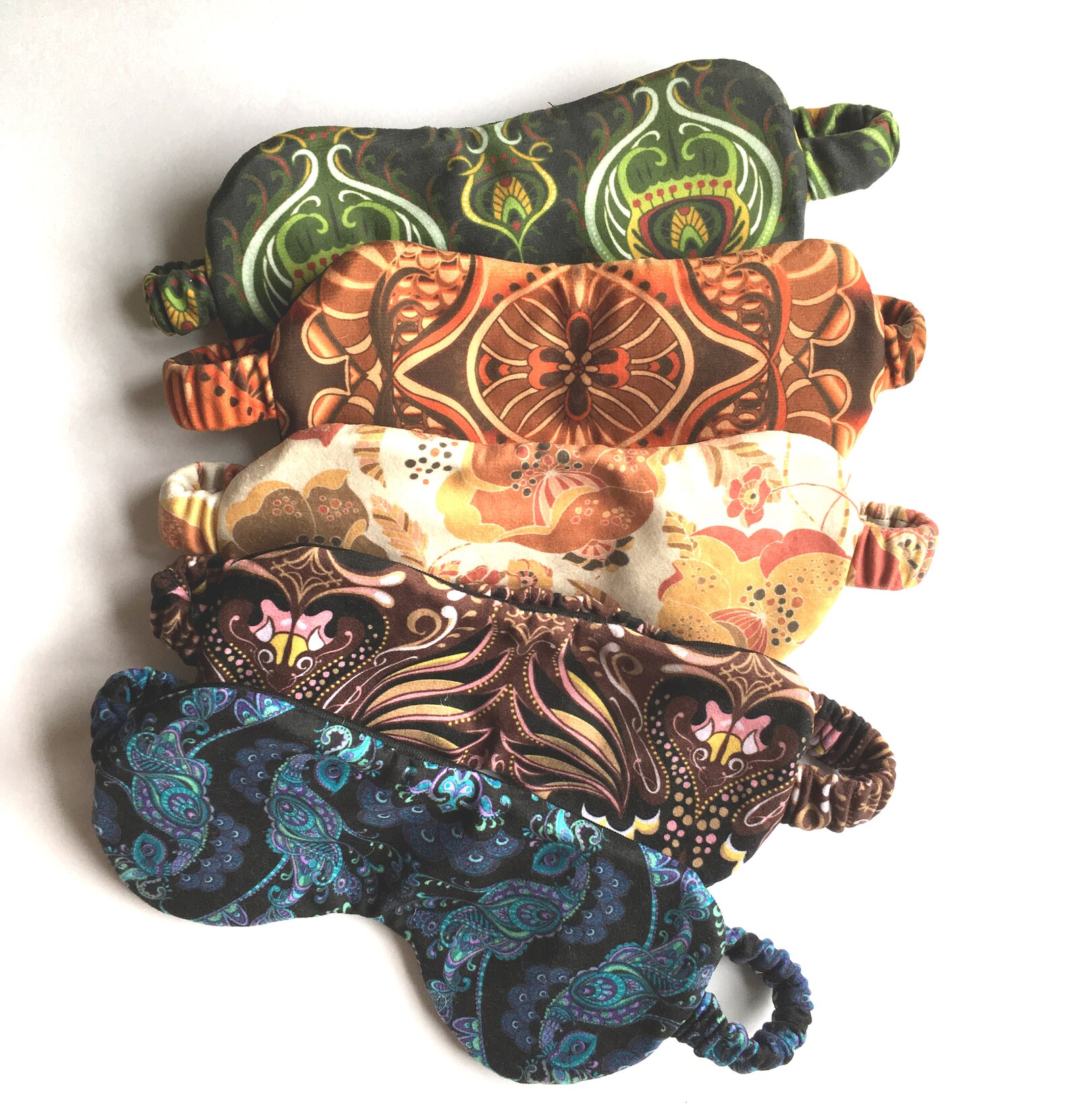 Green Sleep Mask, Luxury Sleepmask, Velvet Sleeping Mask, Silk Backed ...