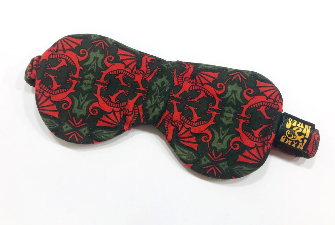 Wales Sleep Mask Welsh Eye Mask Gift Welsh Dad Red Dragon - Etsy UK