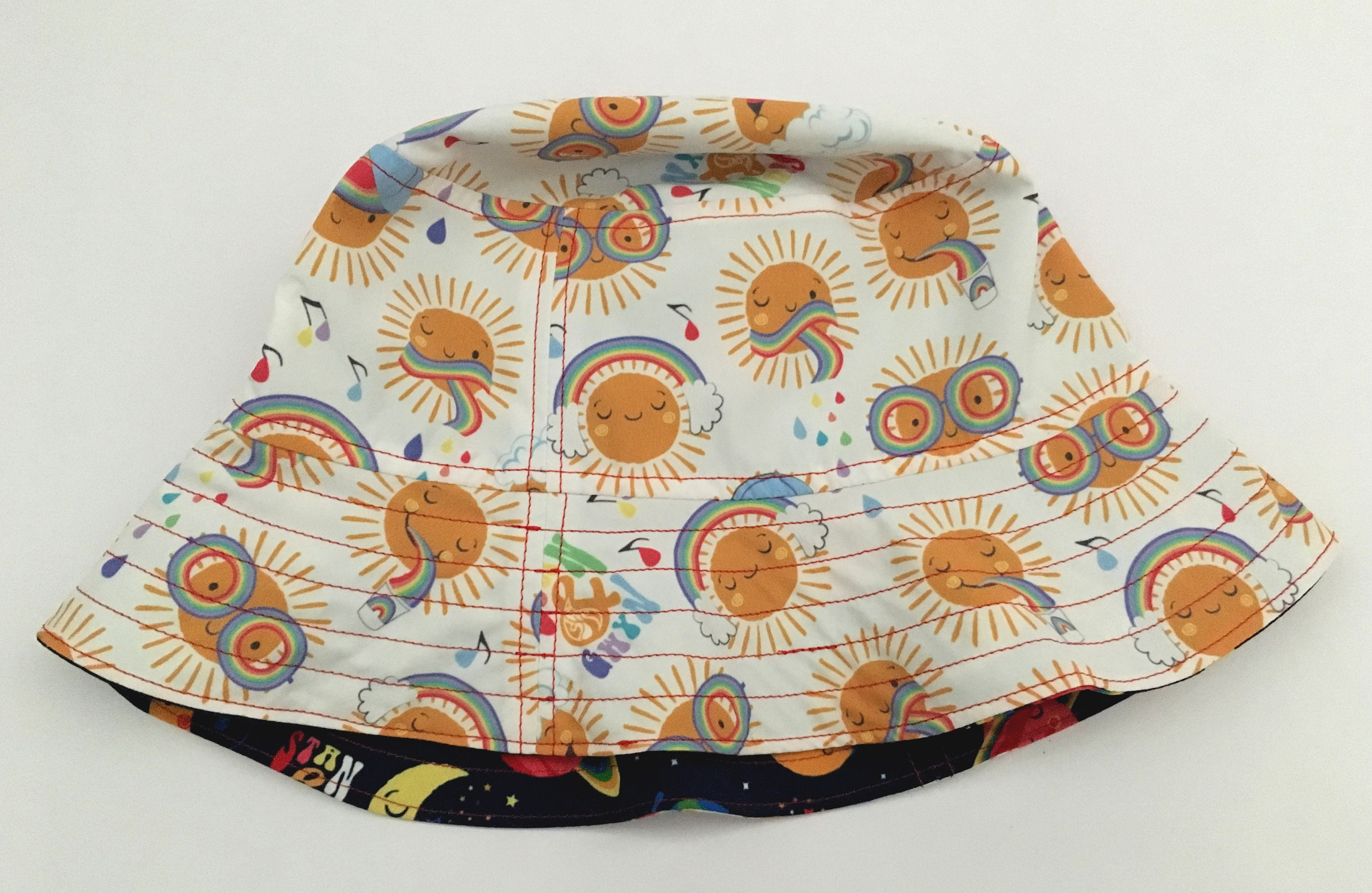 Space Bucket Hat, Cosmic Hat, Planets Bucket Hat, Sun and Moon Print ...