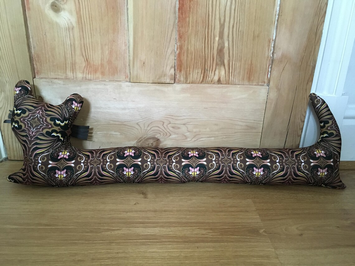 Long Draft Excluder Cat Draught Stop Vintage Home Gift - Etsy UK