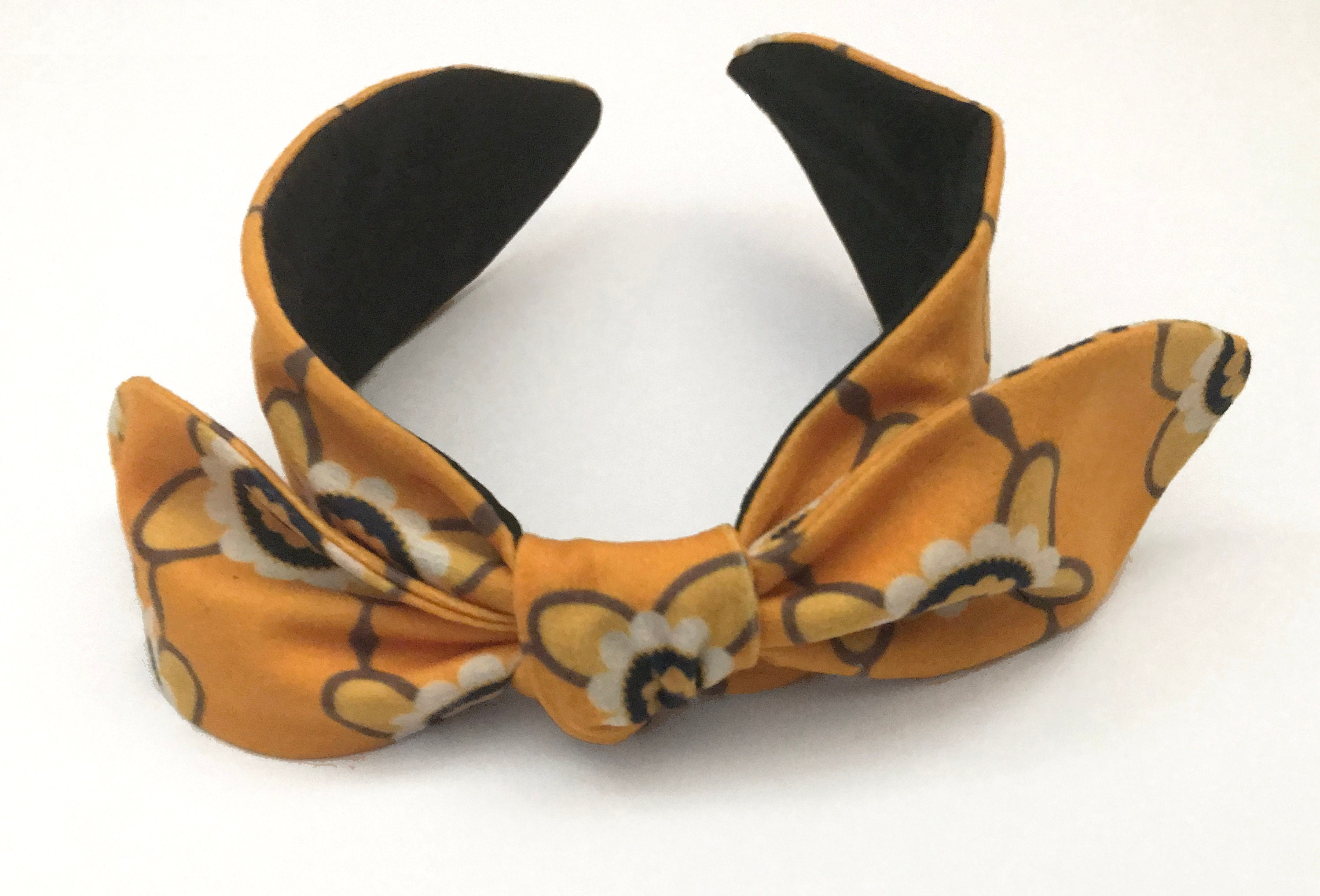 Yellow Daisy Headband Flower Hair Band Twiggy Fashion. - Etsy UK