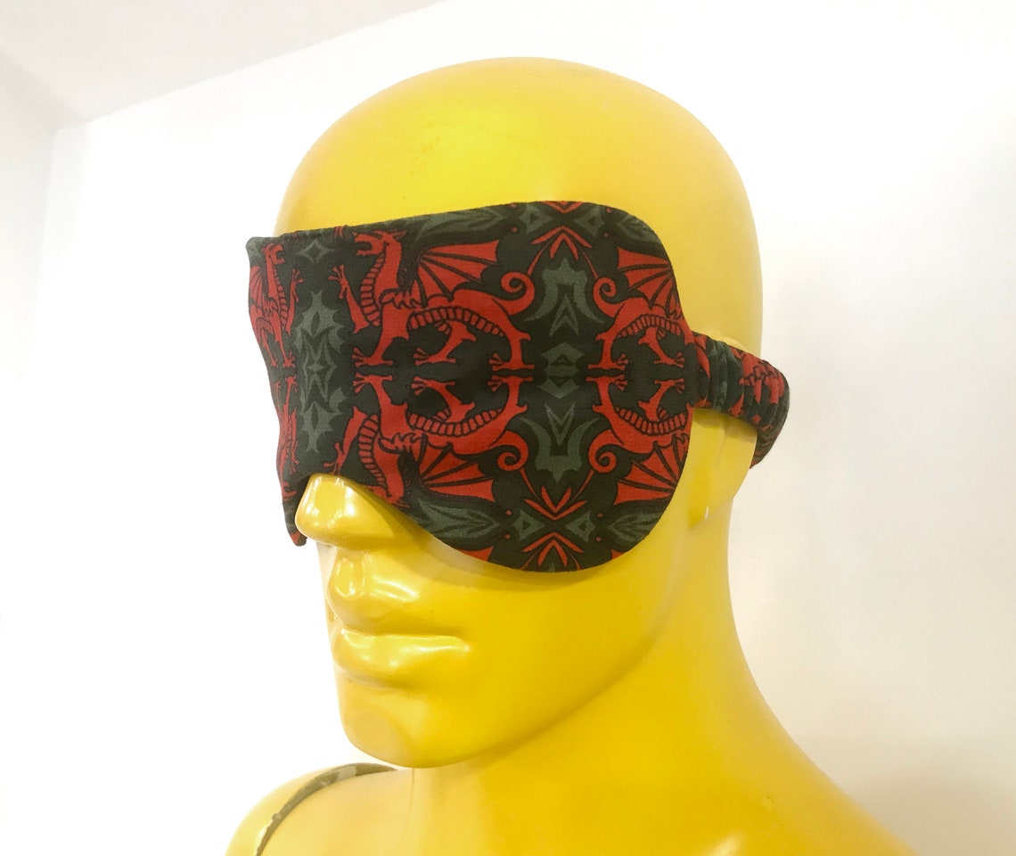 Wales Sleep Mask Welsh Eye Mask Gift Welsh Dad Red Dragon - Etsy UK