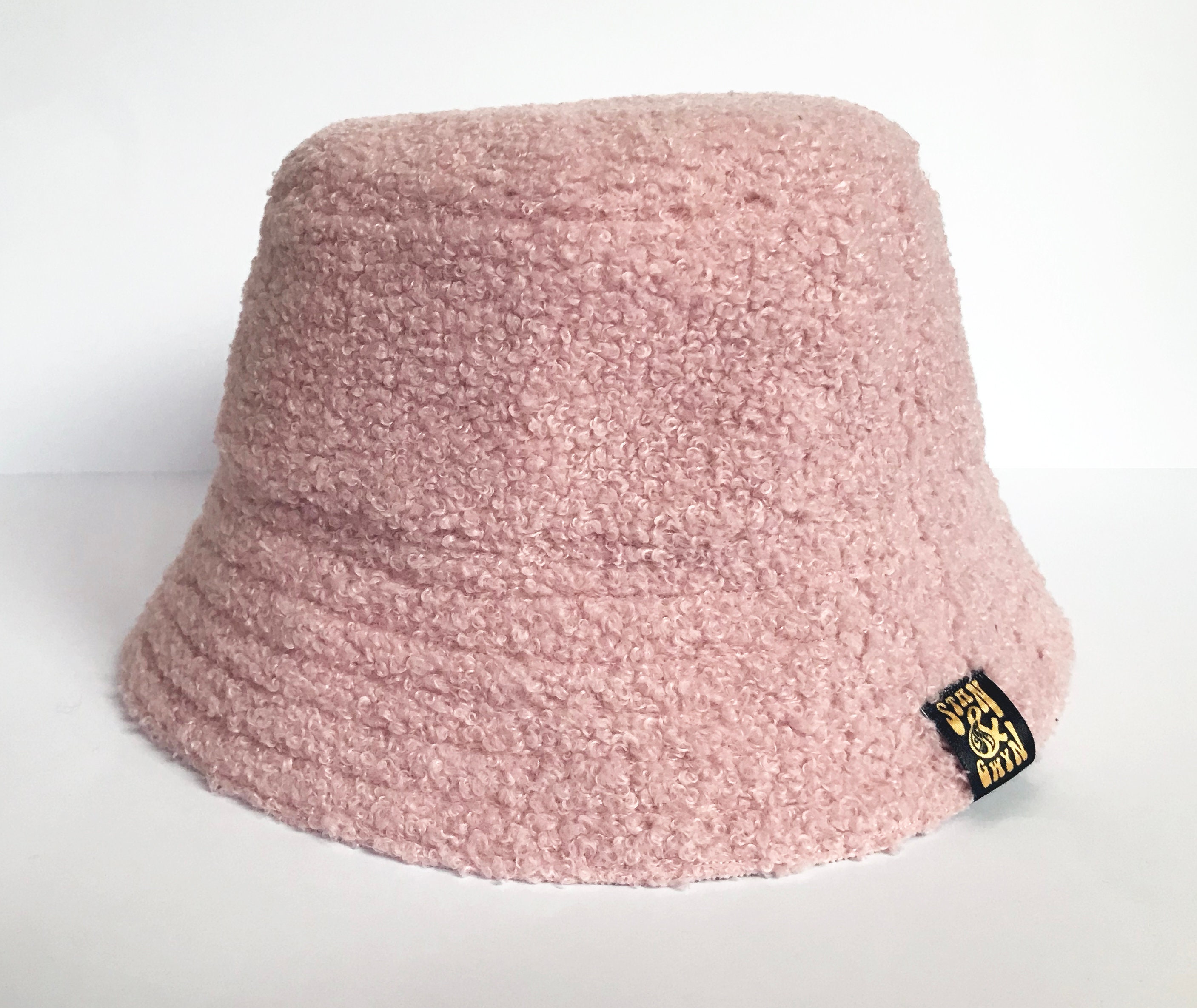 Pale Pink Bucket Hat, Fluffy Hat, Furry Bucket Hat, Faux Fur Hat, Appa ...