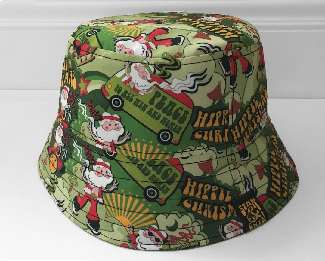 Christmas Bucket Hat Santa Hat Christmas Hat Novelty Xmas - Etsy Australia