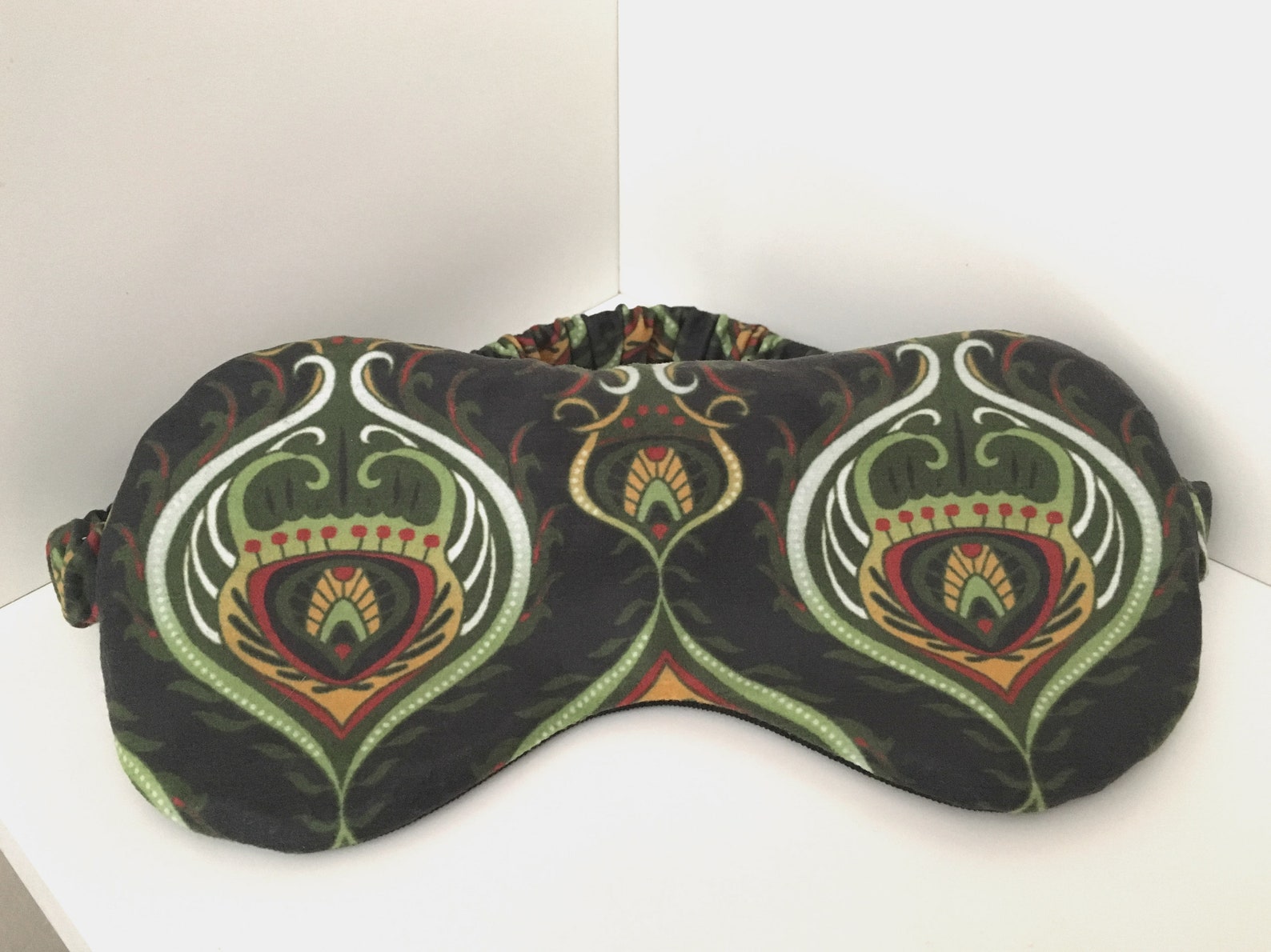 Green Sleep Mask, Luxury Sleepmask, Velvet Sleeping Mask, Silk Backed ...