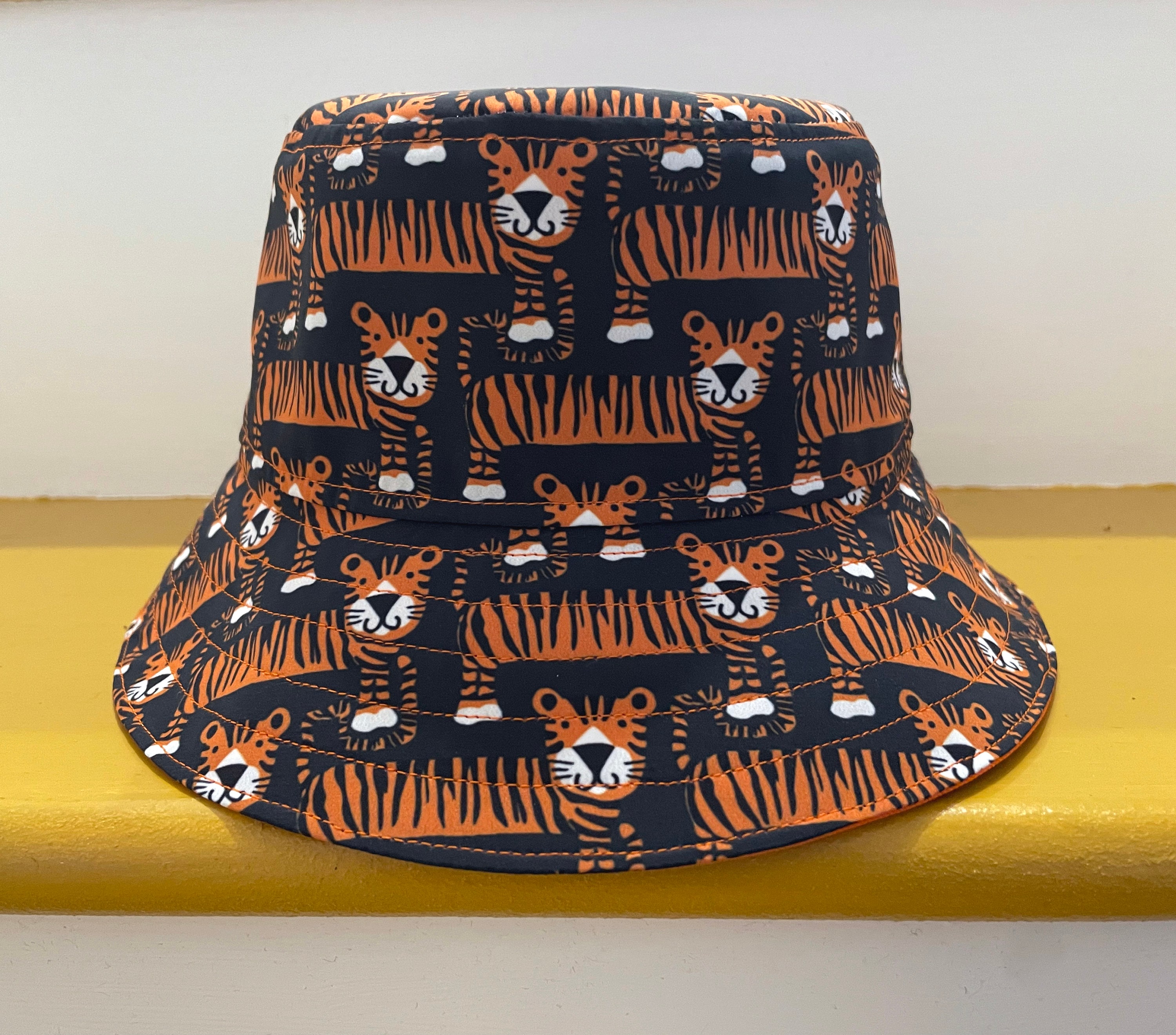 Tiger Bucket Hat, Retro Kids, Big Cat Hat, Jungle Animal Hat, Children ...