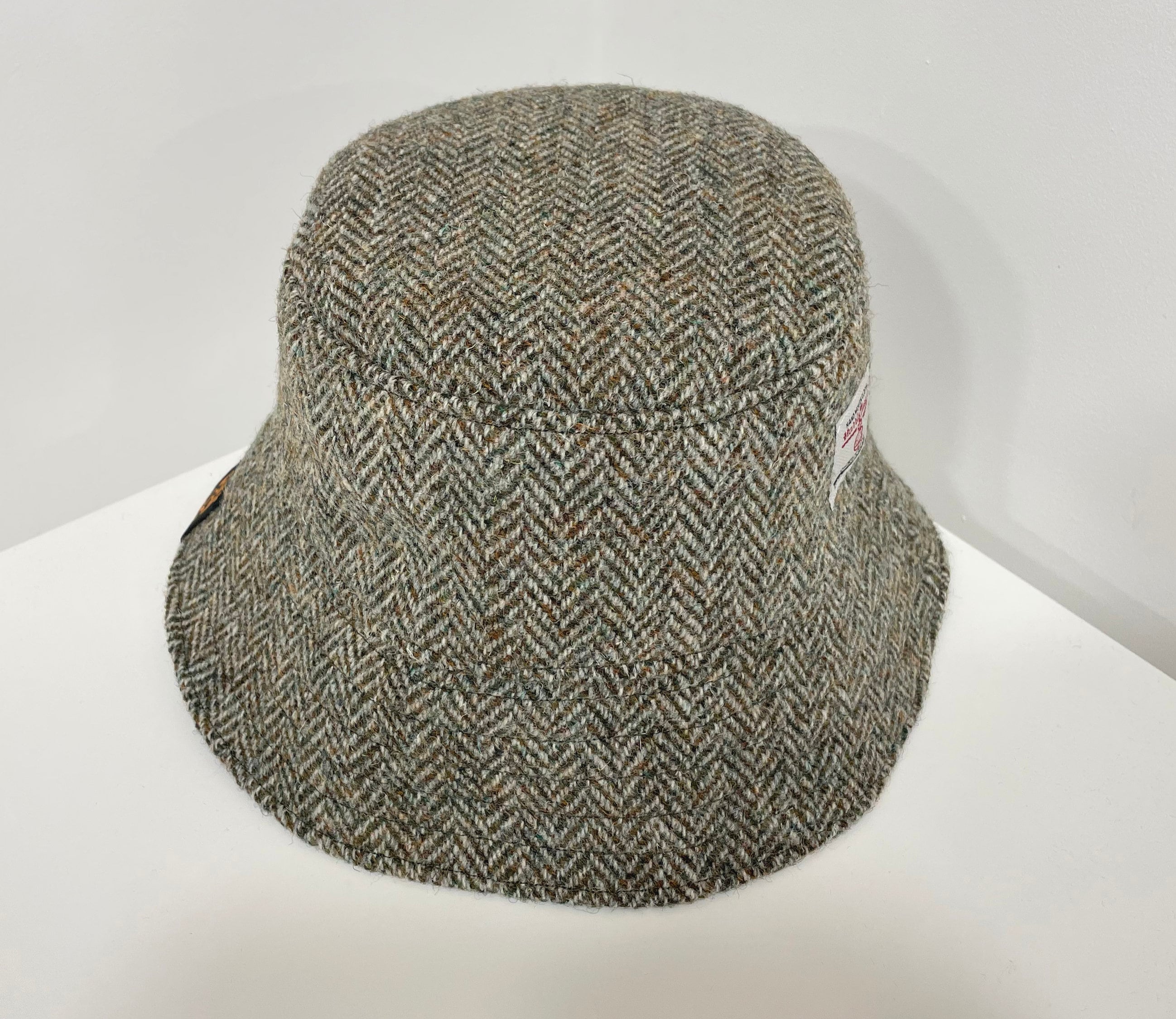 Herringbone Tweed Hat Harris Tweed Hat Green Wool Hat - Etsy