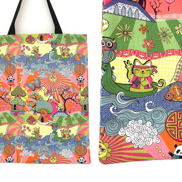 Funky Tote Bag - Etsy