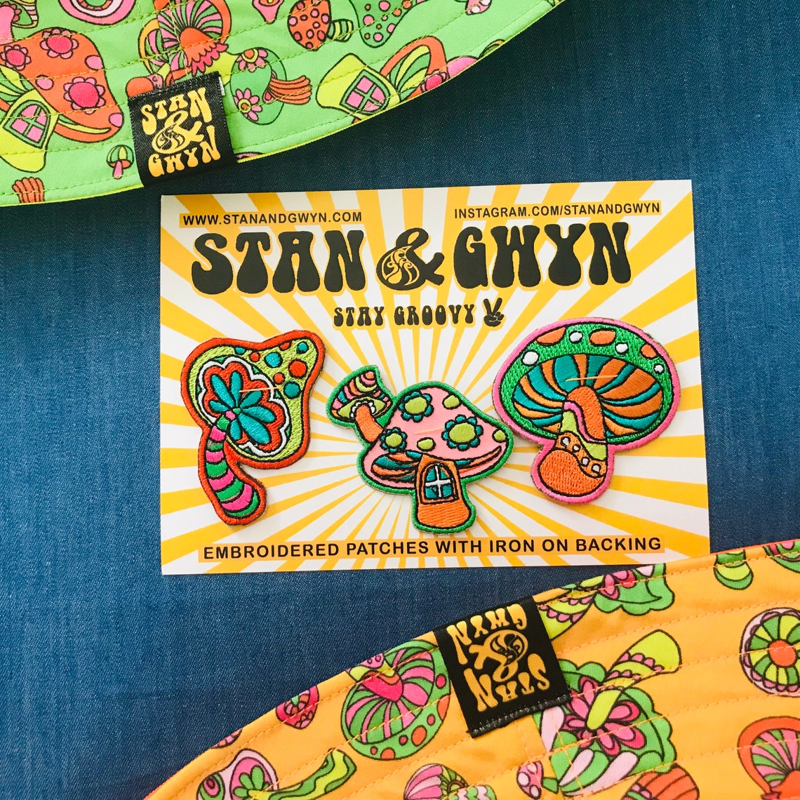 Magic Mushroom Patches Toadstool Badges Iron on Patch - Etsy Canada