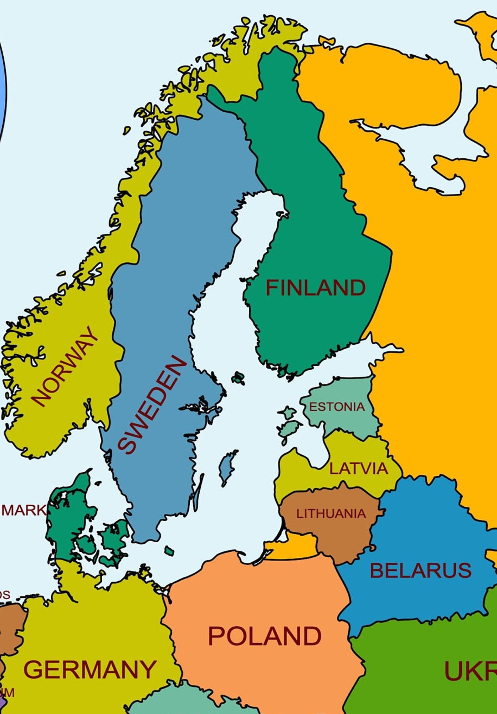 Political Map of Europe, Map of European Countries Download, Map of ...