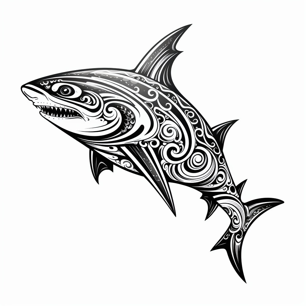 Shark Tattoo Sketch