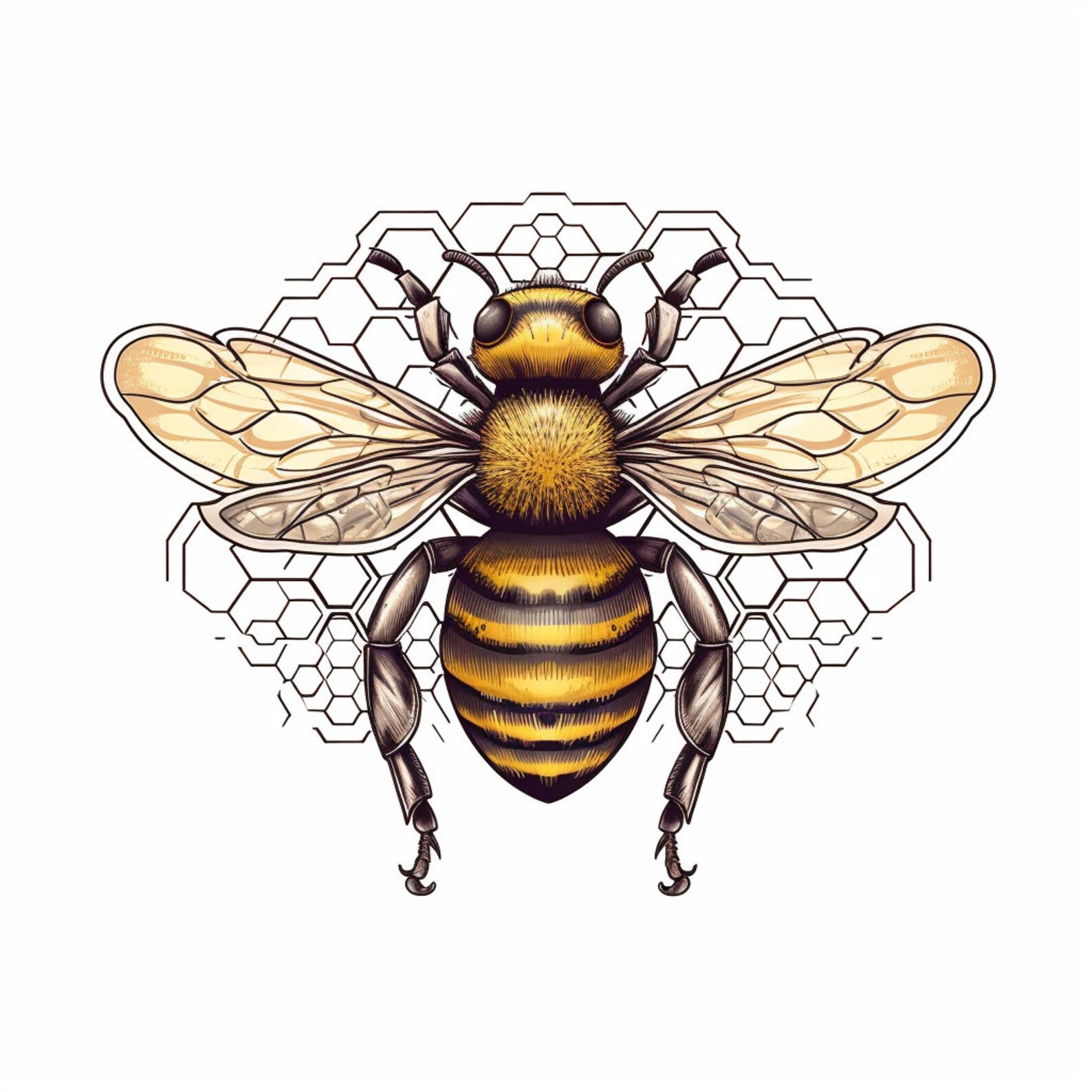 Cute Bumble Bee Tattoo Design | Realistic Bumble Bee Tattoo | Simple ...