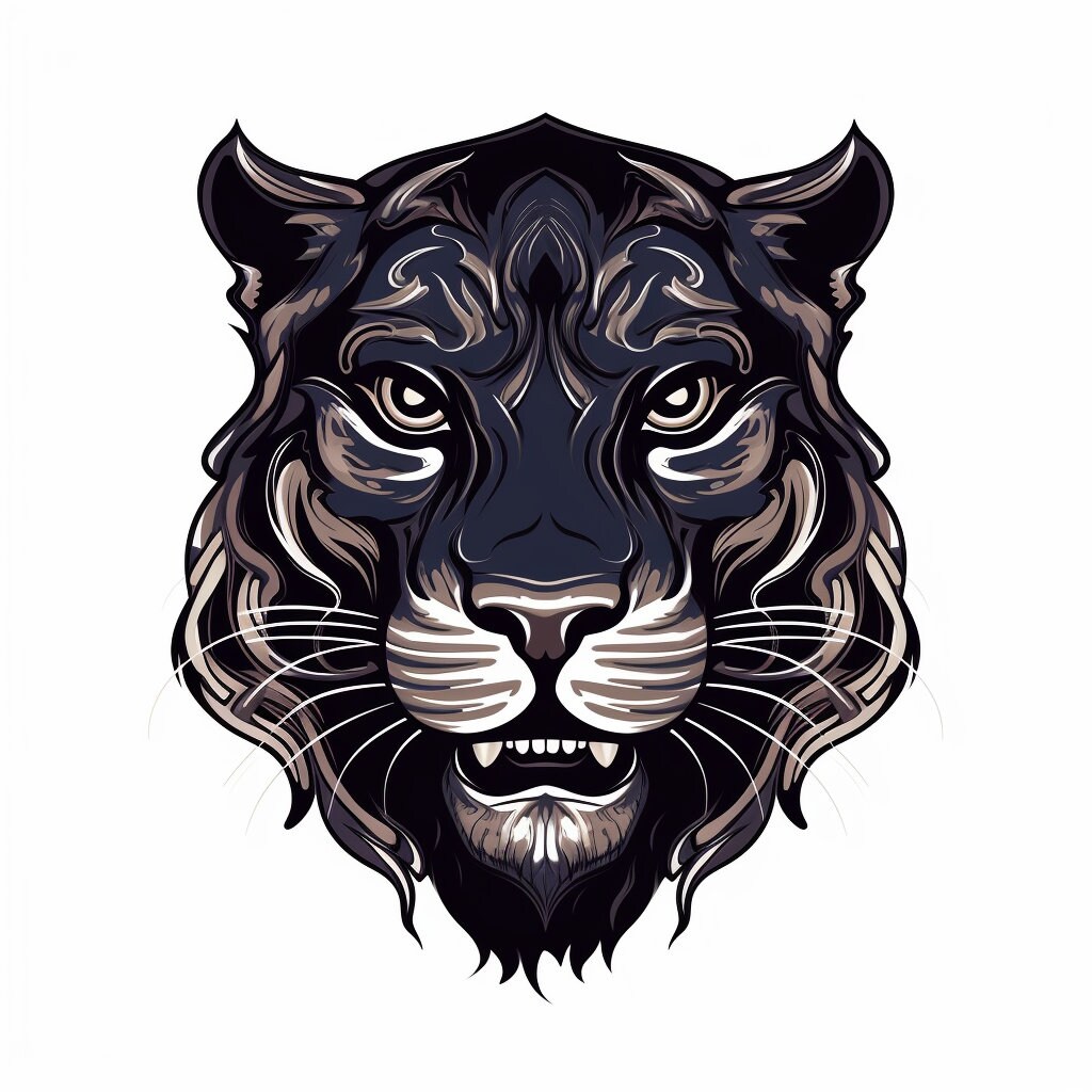 Panther Face Tattoo Designs