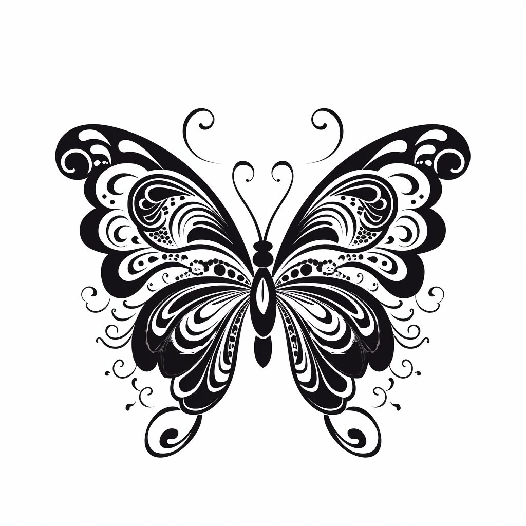 Butterfly Tattoo Flash Butterfly Tattoo Back Butterfly Tattoo Stencils ...