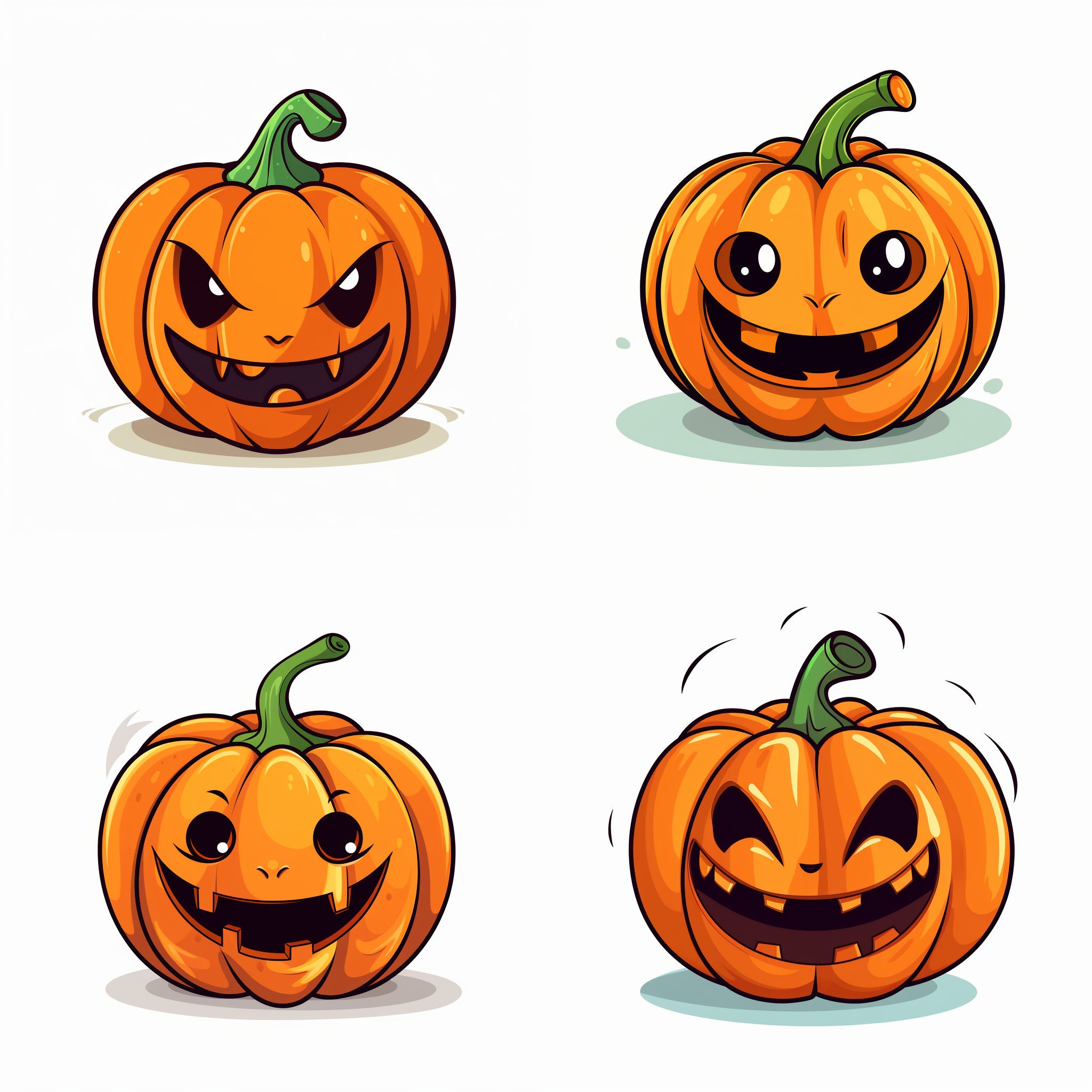 Jack O' Lantern Face Png Halloween Overlay Halloween - Etsy