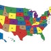 Map of the United States Printable | USA Map Printable | Printable Usa ...