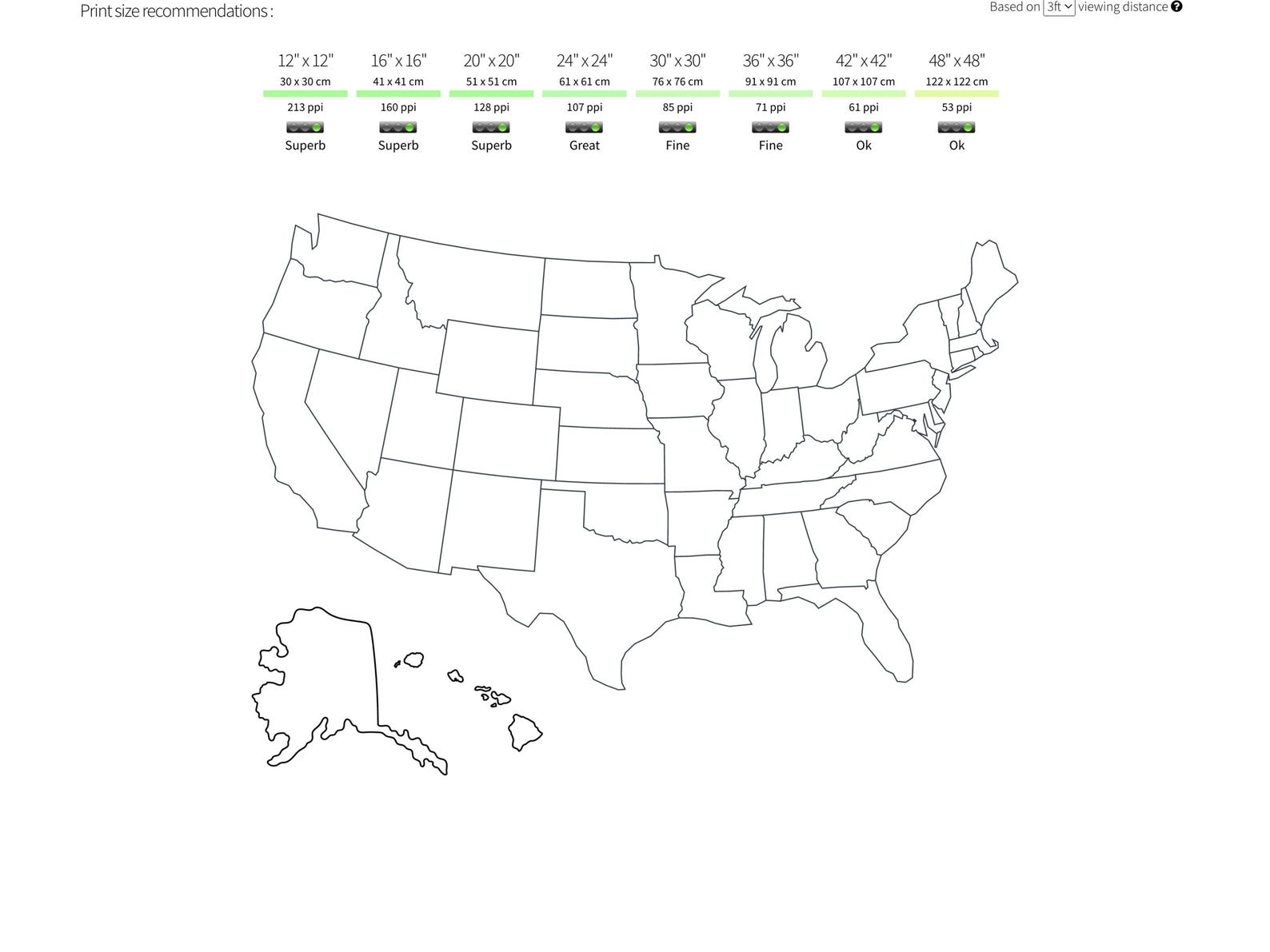USA Map | States Quiz | 50 States Quiz Map Printable Outline | Comes ...