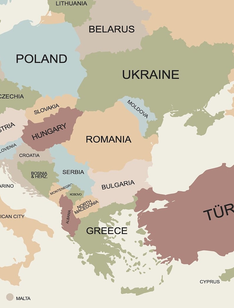 Map of Europe Map Europe Continent Map With Countries World Map Europe ...