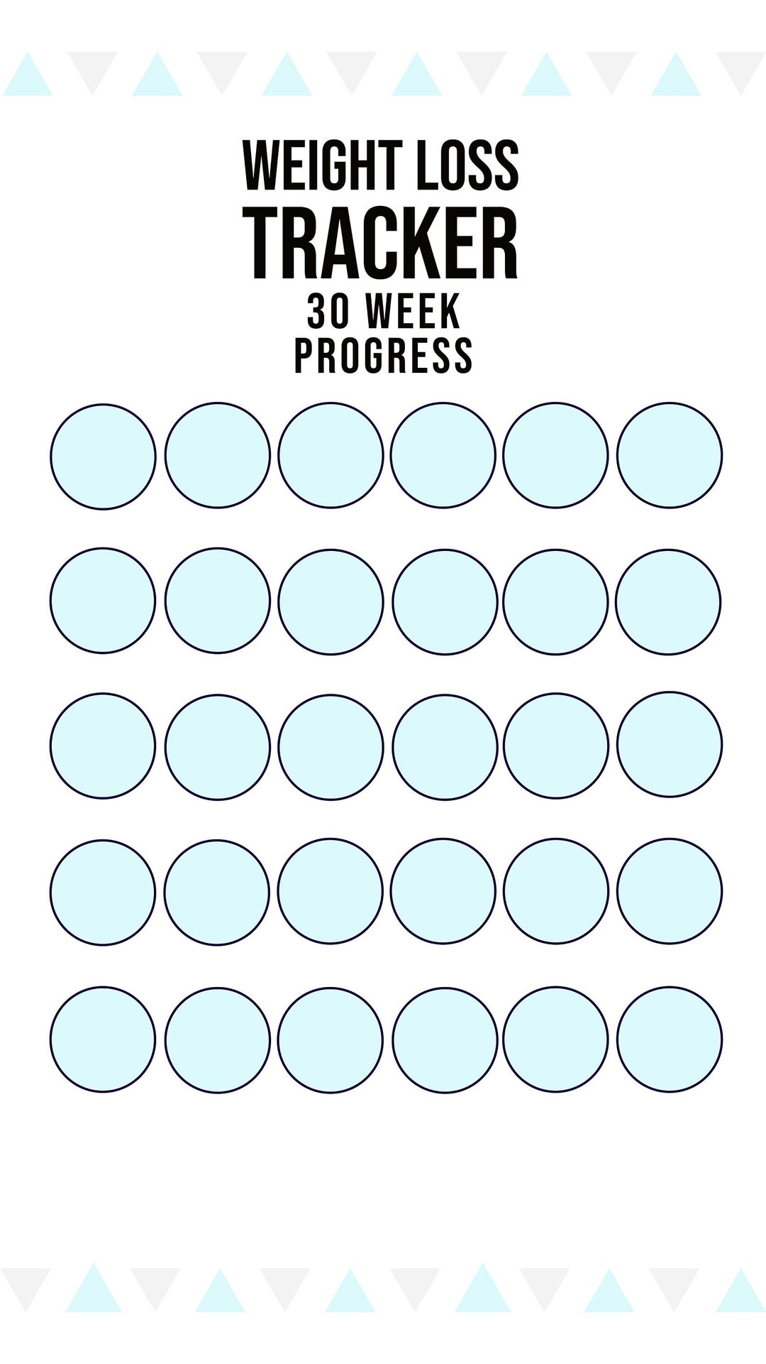 Weight Loss Tracker Printable Chart Planner PDF Journal Printable ...