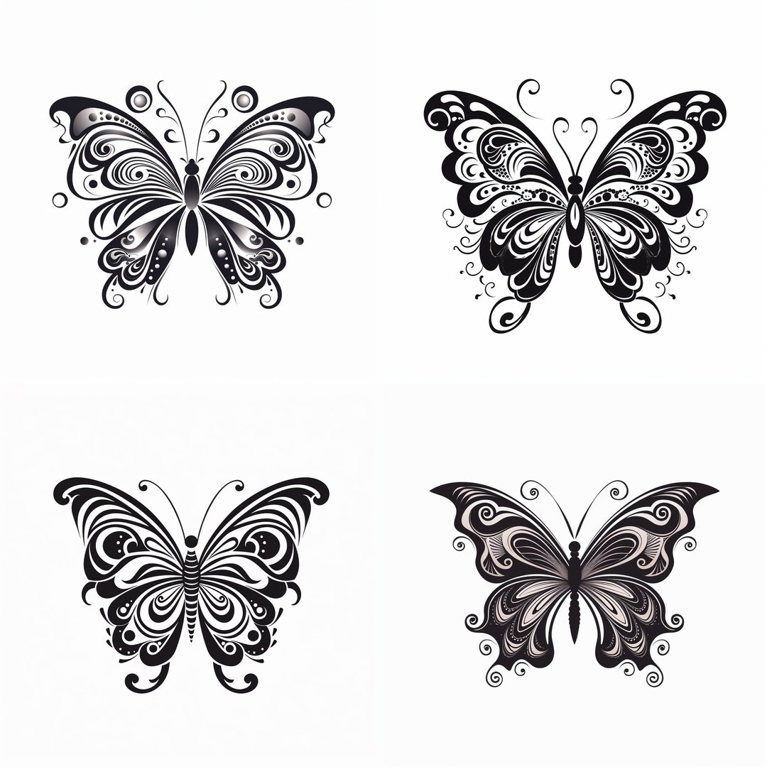 Butterfly Tattoo Flash Butterfly Tattoo Back Butterfly Tattoo Stencils