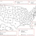 United States Map Labeled Printable | Learn the States | Map of the USA ...