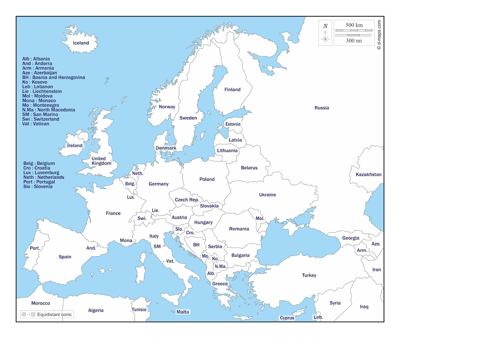 Map of Europe, Map of European Countries Download, Map of Europe ...