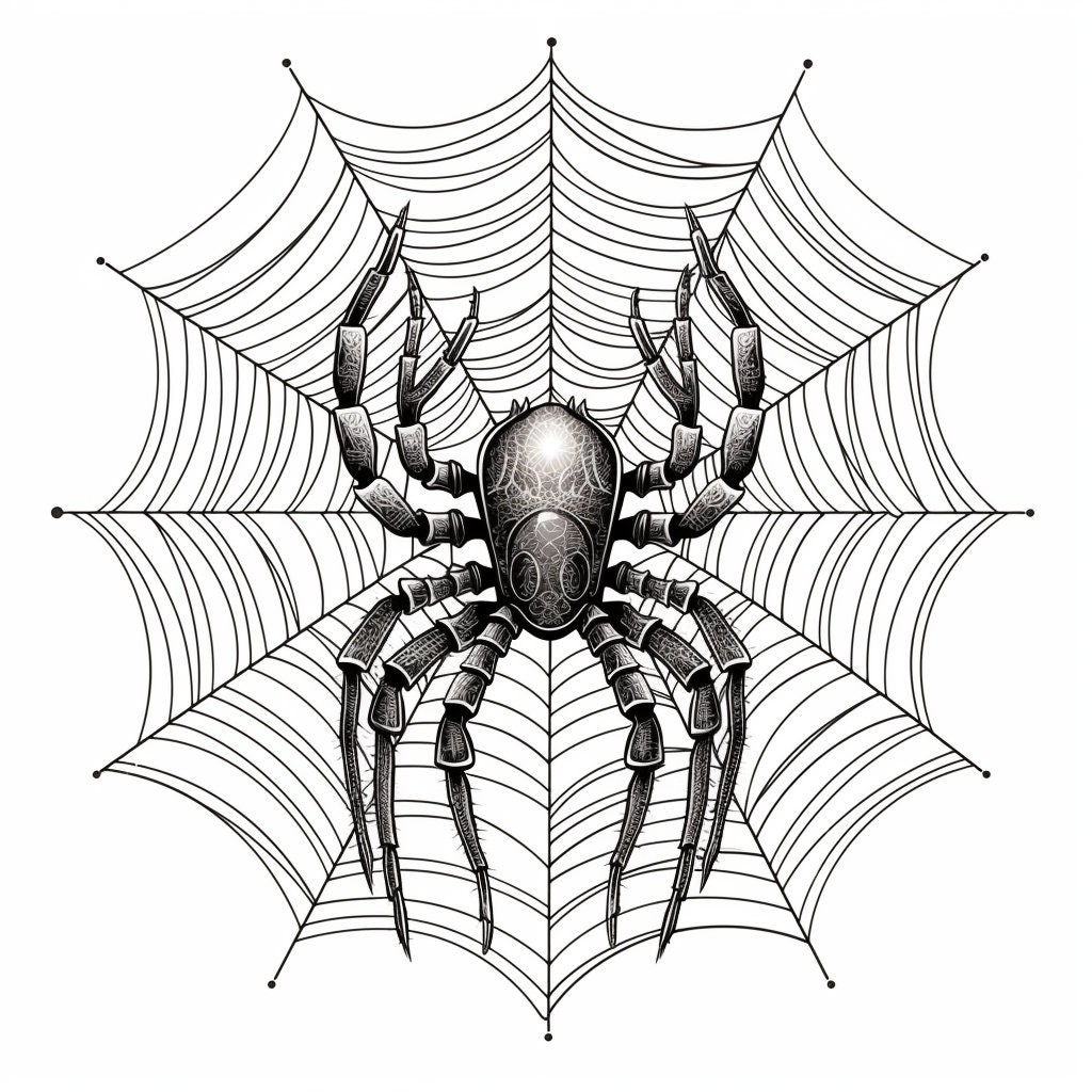 Spiderweb Tattoo Digital Download Spider Web Spider Tattoo Design Bring ...