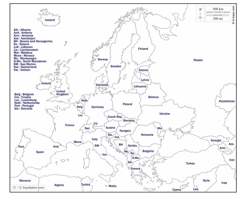 Map of Europe, Map of European Countries Download, Map of Europe ...