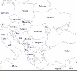 Map of Europe, Map of European Countries Download, Map of Europe ...