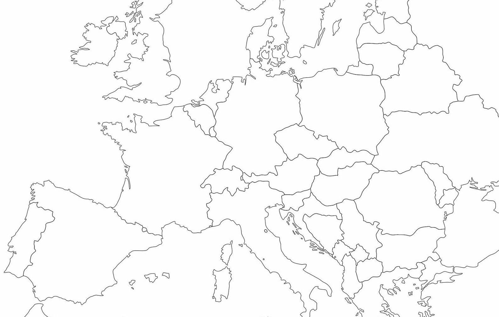 Europe Map Map Pictures