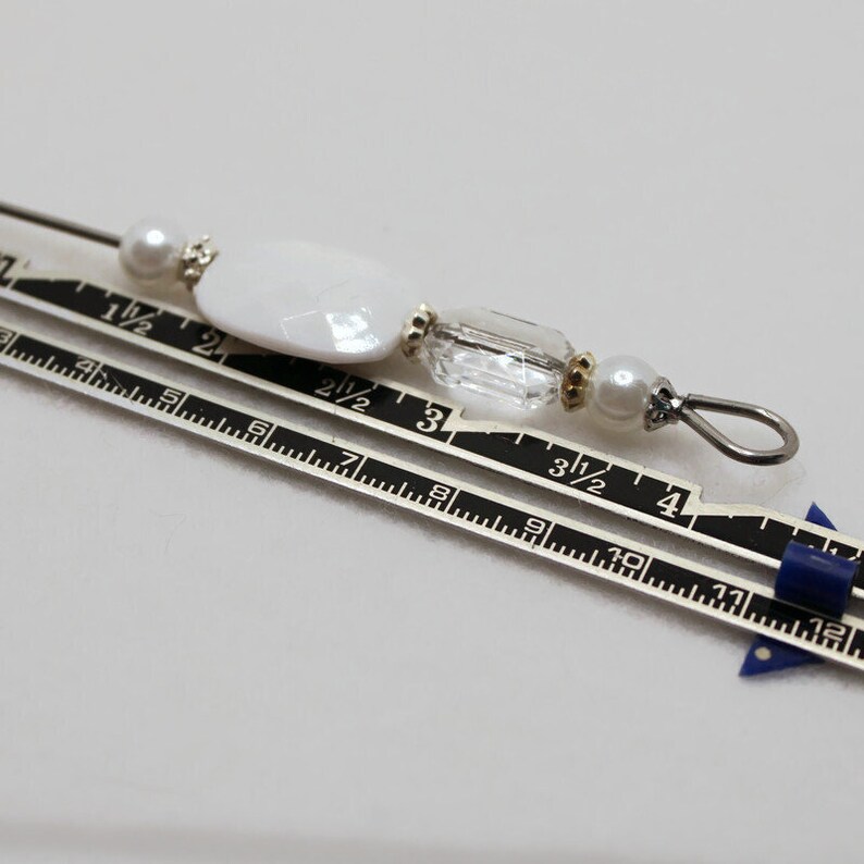 White Beaded Laying Tool for Needlepoint Pearl Quilting - Etsy