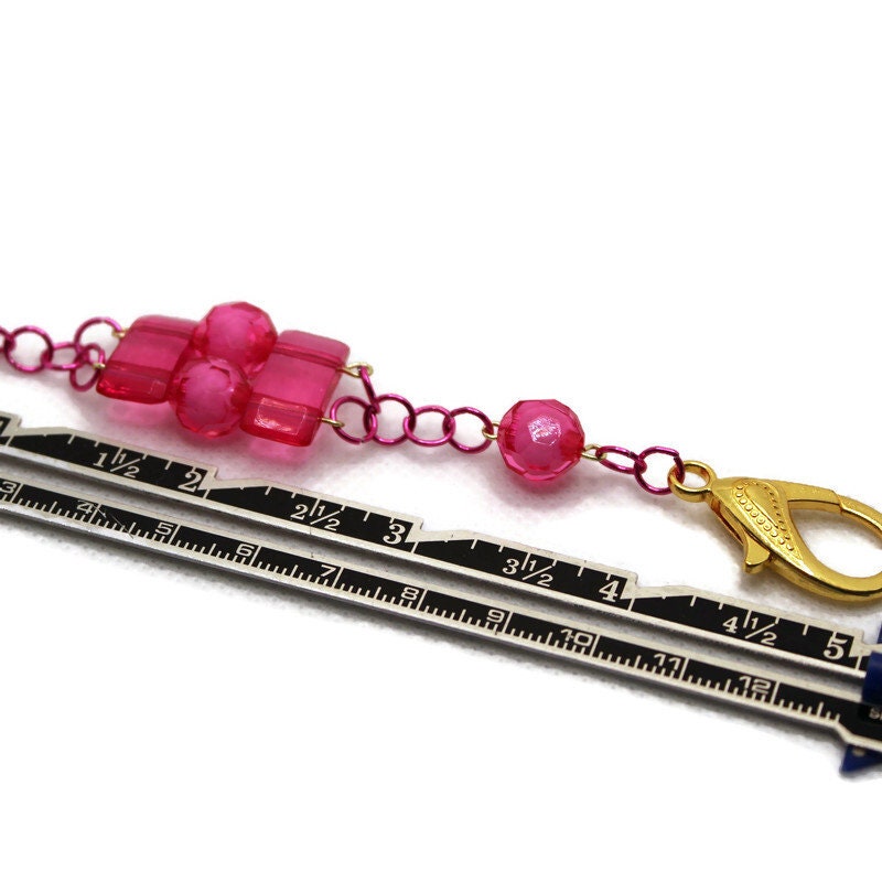 Unique Hot Pink Scissor Fob Scissor Minder Zipper Pull - Etsy