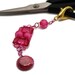 Unique Hot Pink Scissor Fob Scissor Minder Zipper Pull - Etsy